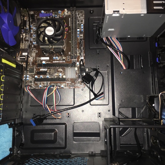 Accessories | Pc Case With Motherboard Ram And Cpu | Poshmark